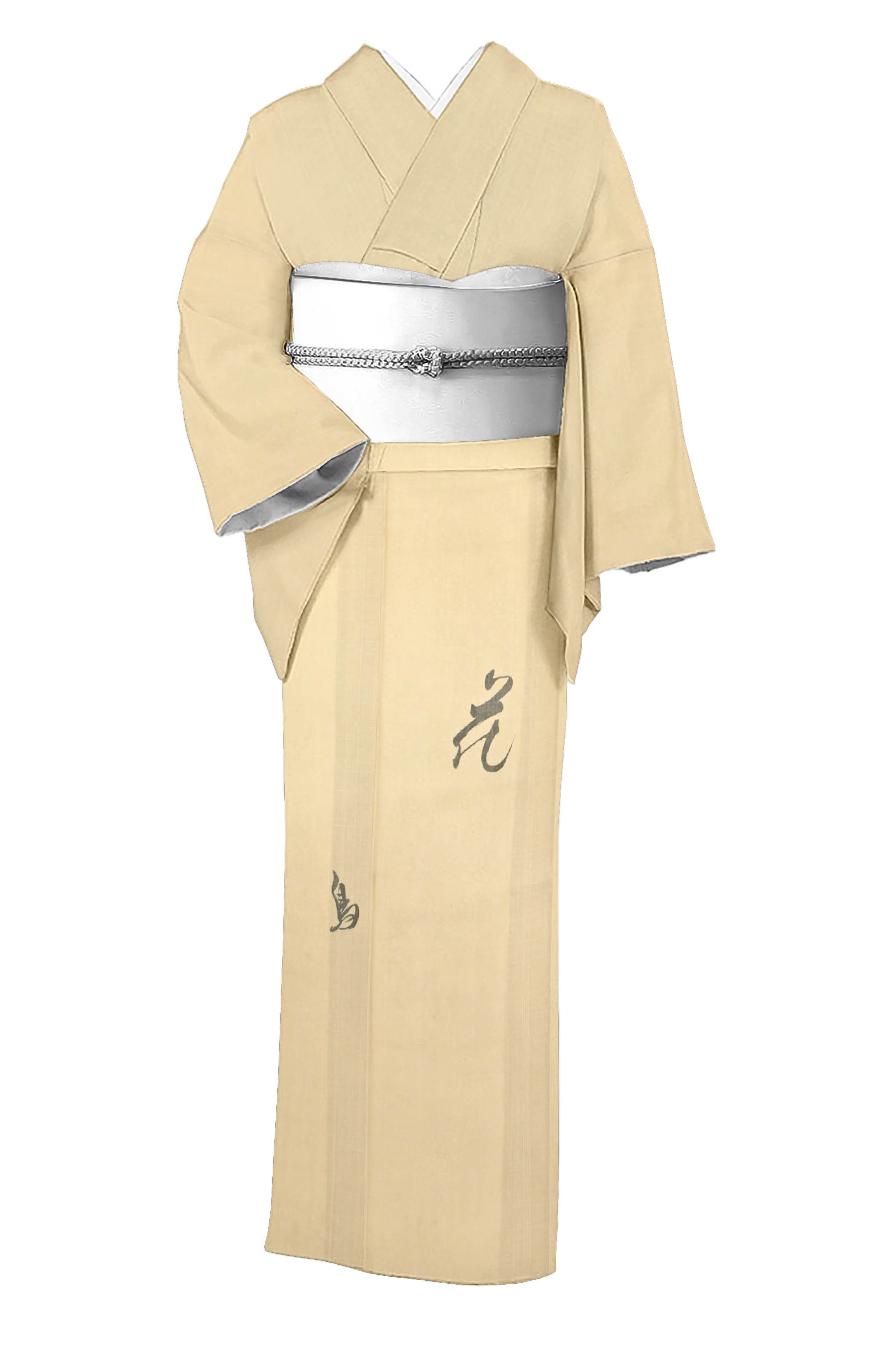“毎日お得な掘り出し品!” 【夏着物】 特選本手加工友禅紬付下げ ≪御仕立て上がり・中古美品≫ 「花鳥風月」 紬の風合いに涼風情。 滅多と出会えない夏紬! 身丈1515 裄675京都