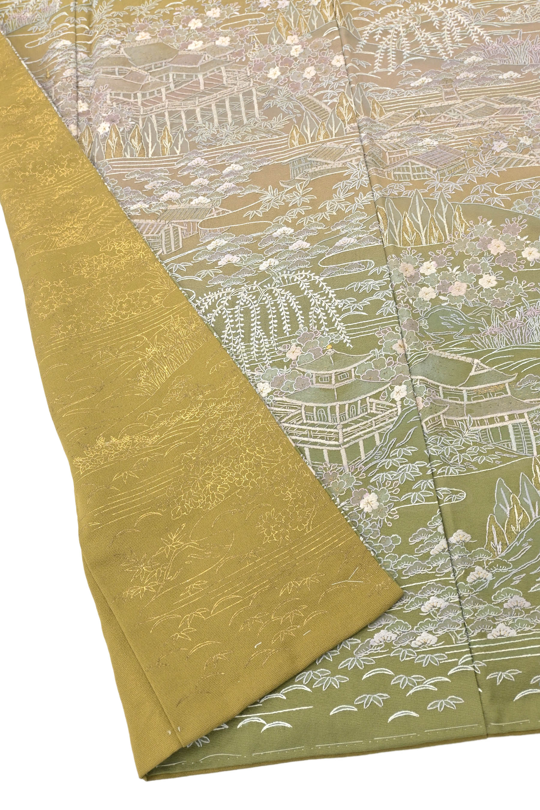 京の名工】 特選本手刺繍訪問着 御仕立て上がり・中古美品 京の名工】 特選本手刺繍訪問着 御仕立て上がり・中古美品