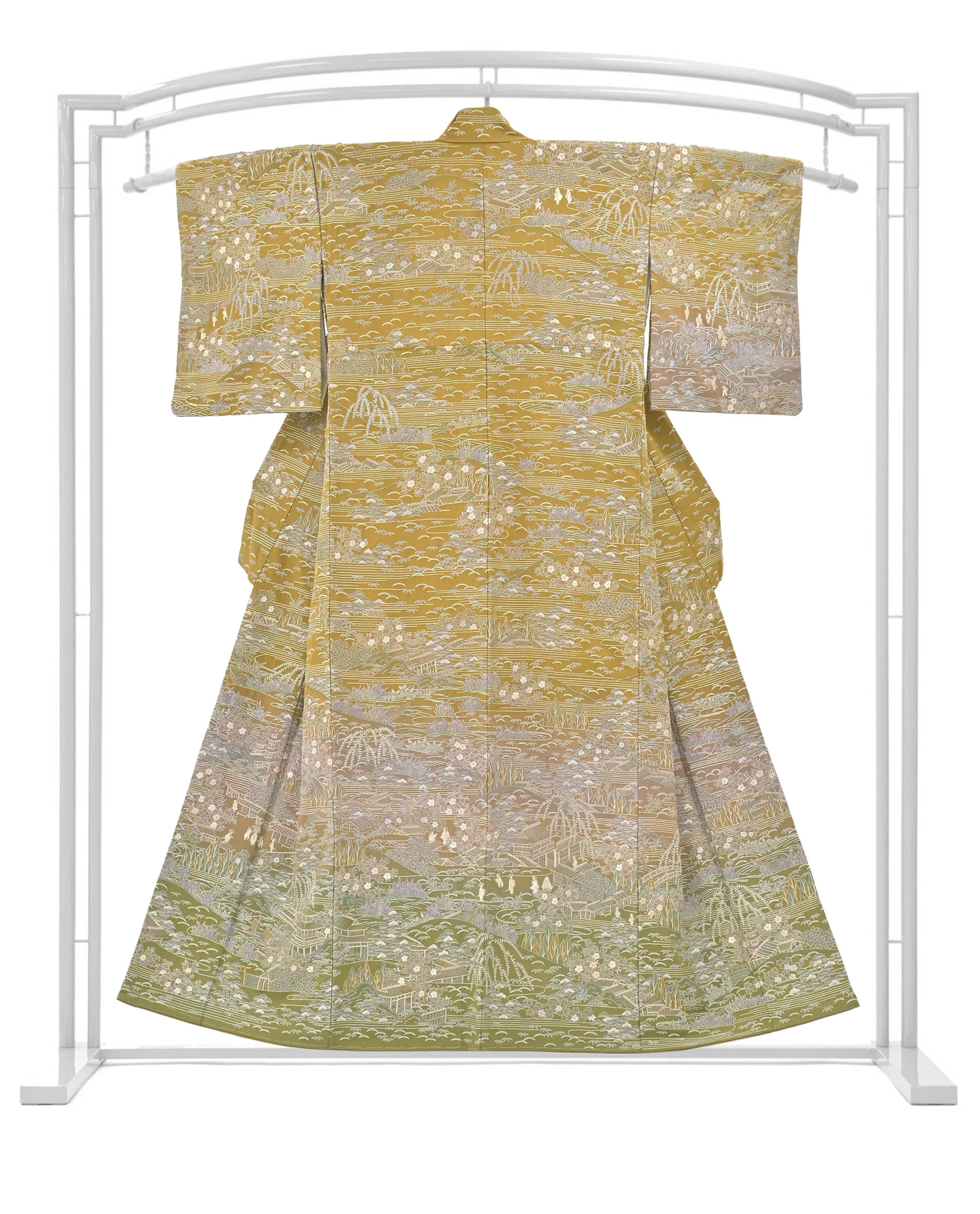 京の名工】 特選本手刺繍訪問着 御仕立て上がり・中古美品 京の名工】 特選本手刺繍訪問着 御仕立て上がり・中古美品